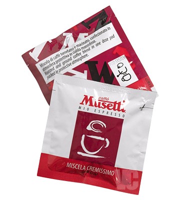 Musetti Cremissimo кофе в чалдах 7г х 150 шт
