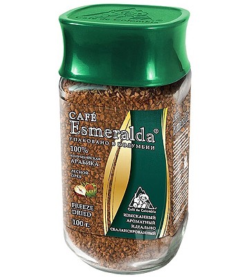 Cafe Esmeralda Лесной Орех ароматизированный растворимый кофе 100 г